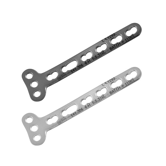 3.5 MM Locking T - Plate Right Angled - Siora Surgicals Private Limited